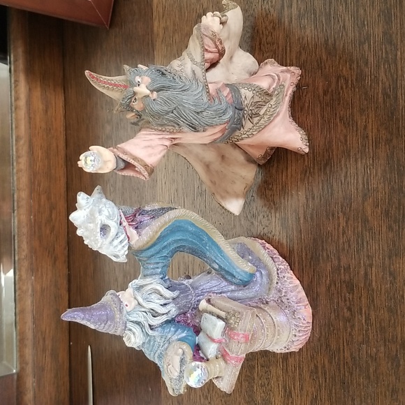 Spoontiques | Art | Ceramic Wizard Figures Set | Poshmark